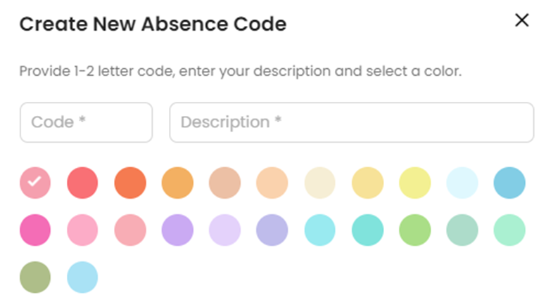 Time & Attendance Configuration Settings – Personelle