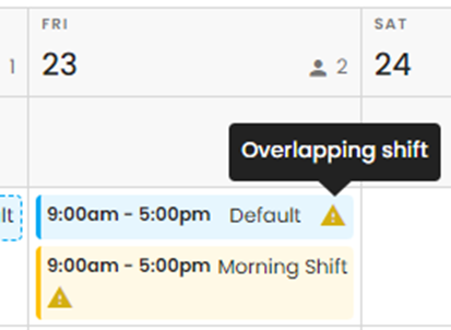 Creating Schedules, Adding Shifts and Clearing Schedules – Personelle